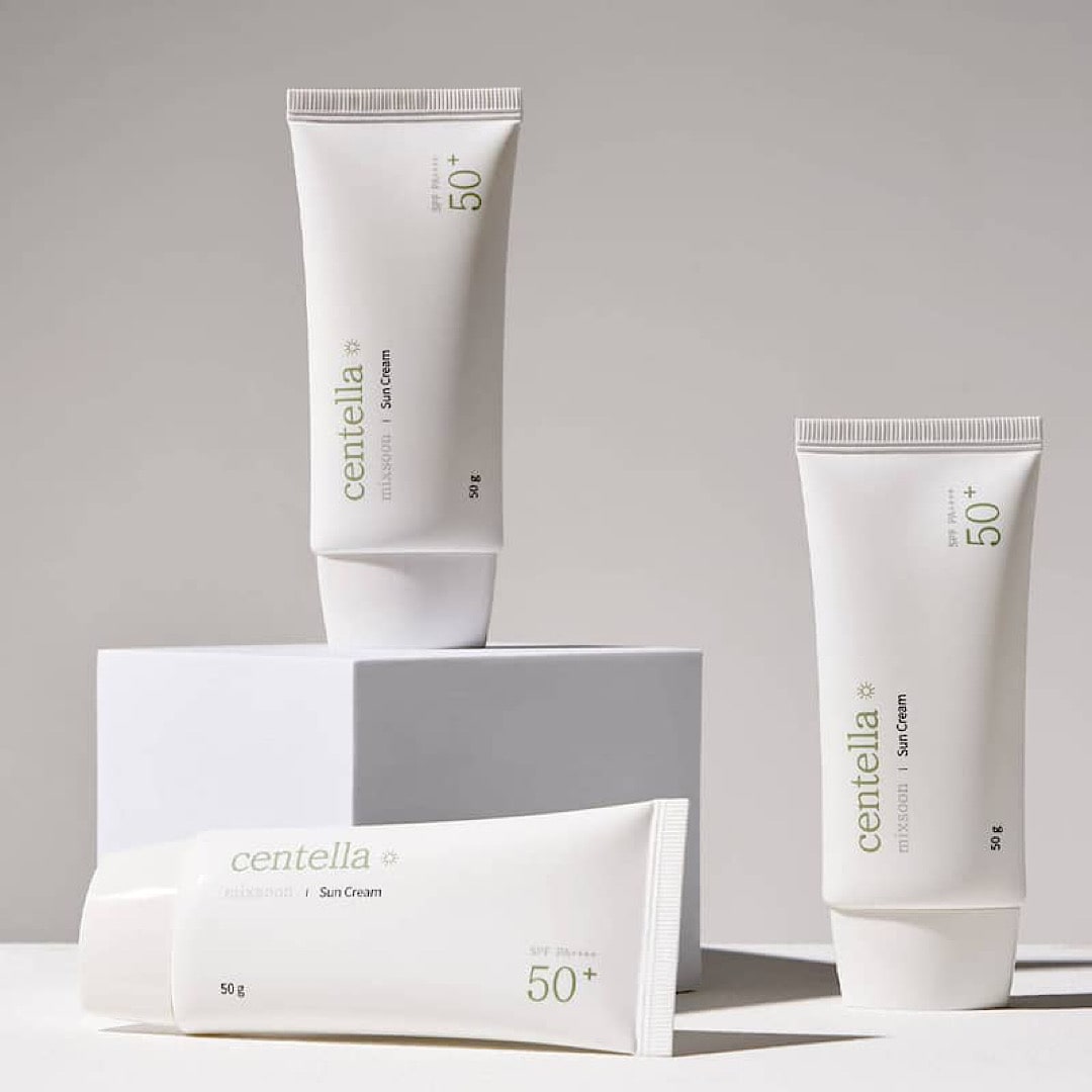 Mixsoon Centella Sun Cream SPF50 PA++++ 50g | Skin2Seoul Sunscreens